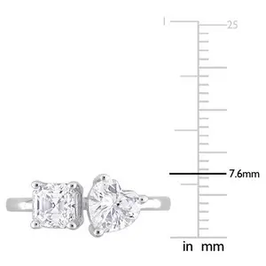 JULIANNA B. Moissanite 2-stone Ring