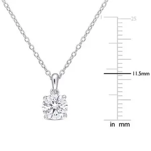 JULIANNA B. 1ct Dew Moissanite Solitaire Necklace
