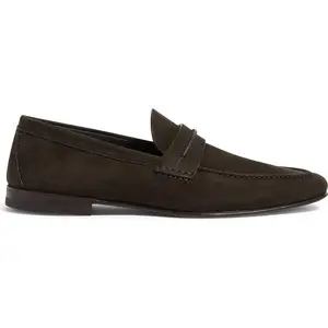 Zegna Secondskin Loafer - Medium Brown Solid