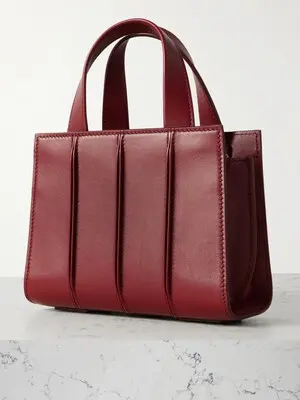 Max Mara Whitney Bag 3 Micro Pleated Leather Tote
