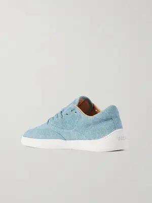 Gabriela Hearst Ohio Printed Suede Sneakers - Blue