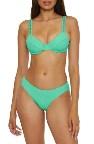 BECCA By Rebecca Virtue Modern Edge Underwire Bikini Top