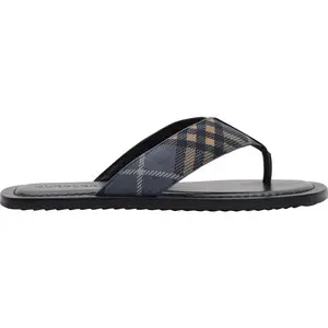 Burberry Check Pavilion Sandals - Wave Blue