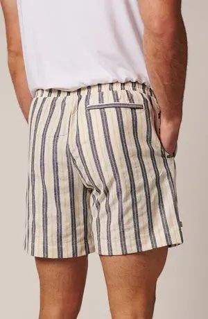 LEISURE LAB Catalina Striped Shorts