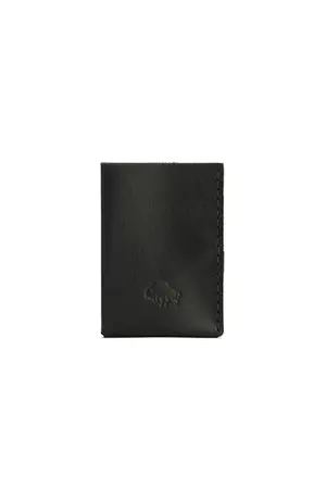 EZRA ARTHUR Minimalist Card Holder Wallet - Black