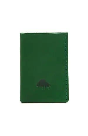 EZRA ARTHUR Minimalist Card Holder Wallet - Green