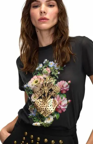 Cynthia Rowley Heart Of Gold Tee