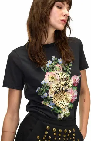Cynthia Rowley Heart Of Gold Tee