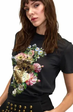 Cynthia Rowley Heart Of Gold Tee