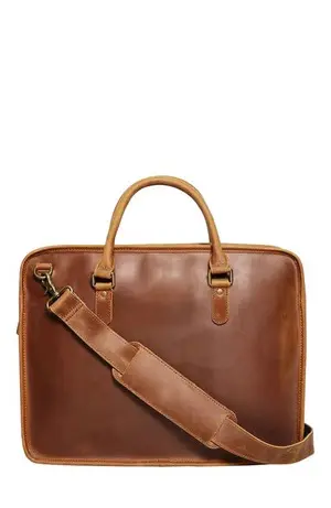 STEEL HORSE LEATHER Hemming Leather Laptop Bag