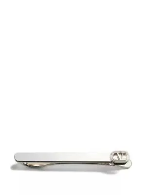 Valentino Garavani Vlogo Tie Clip - Silver