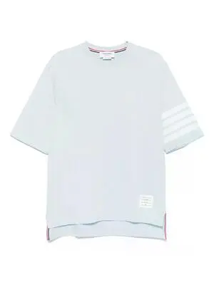 Thom Browne Jersey 4-bar Short Sleeve Tee - Blue