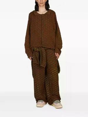 ISA BOULDER Patterned Cardigan