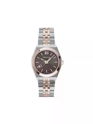 FERRAGAMO Vega 28mm Watch - Brown