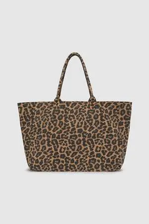 ANINE BING Leo Canvas Tote - Black