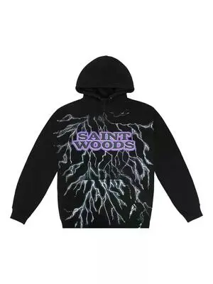 SAINTWOODS Lightning Graphic Hoodie