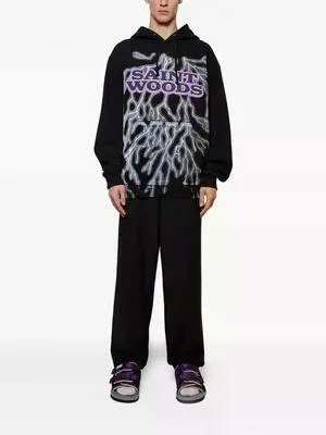SAINTWOODS Lightning Graphic Hoodie