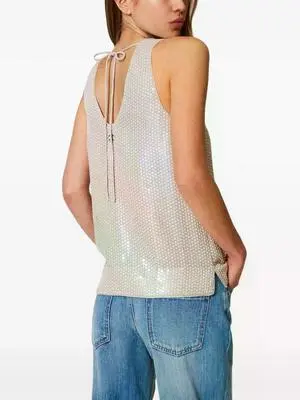 TWINSET Sequin-embellished Tank Top