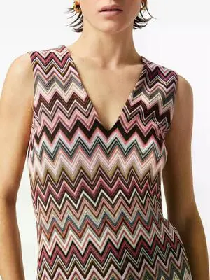 Missoni Zigzag-pattern Mini Dress