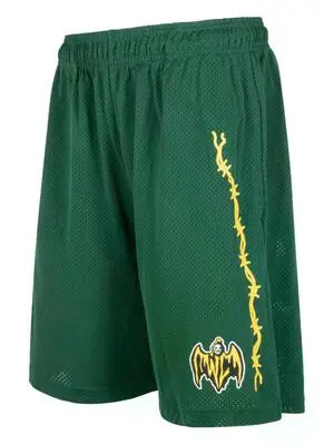 WARREN LOTAS Bat Reaper Mesh Shorts - Green