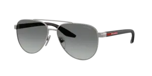 Prada Grey Aviator Sunglasses