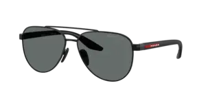Prada Prada Linea Rossa Aviator Sunglasses Polar Dark Grey