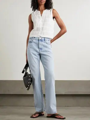FRAME The Staple Mid-rise Straight-leg Jeans
