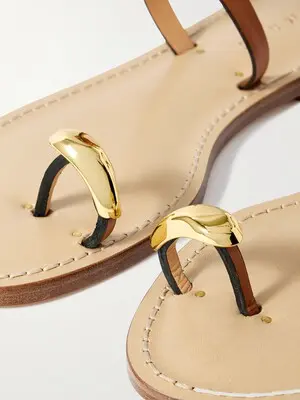 AMANU The Kigali Leather Sandals - Brown