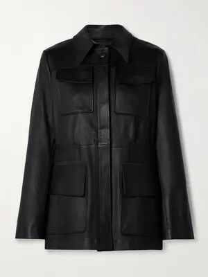 Stouls Leon Leather Jacket - Black