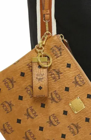 Mcm Visetos Original Key Ring
