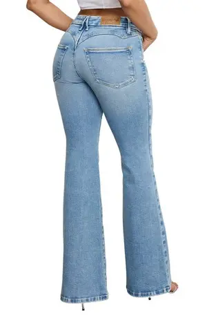 Good American Dolly Joleans Flare Jeans