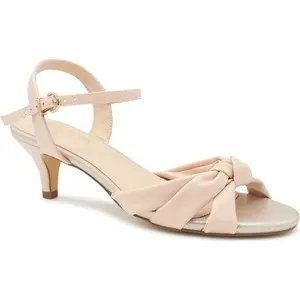 PARADOX LONDON PINK Monique Kitten Heel Sandals - Beige
