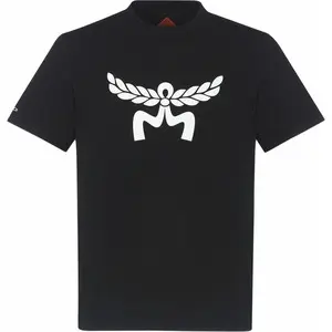 Mcm Laurel Logo Print T-shirt In Organic Cotton