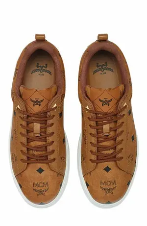 Mcm Neo Terrain Low-top Sneakers - Cognac
