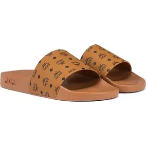 Mcm Textured Slides Slipper
