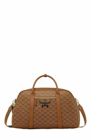 Mcm Lauretos Monogram Ottomar Sports Bag