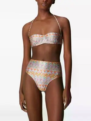 Missoni Zigzag-pattern Bikini - Neutrals