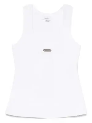 Alexander McQueen Logo-plaque Tank Top