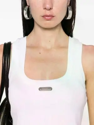 Alexander McQueen Logo-plaque Tank Top
