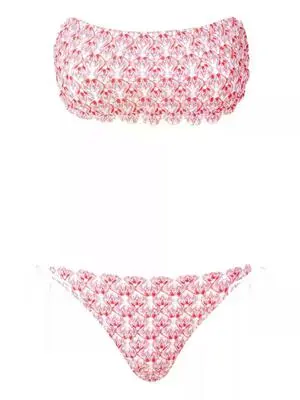 Missoni Knitted Two-piece Bikini - Pink