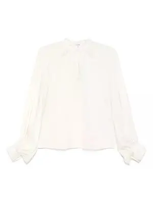 Filippa K Band-collar Blouse - Neutrals