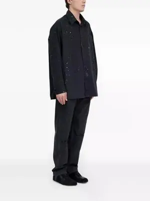 MAISON MARGIELA Paint-splatter Shirt - Black