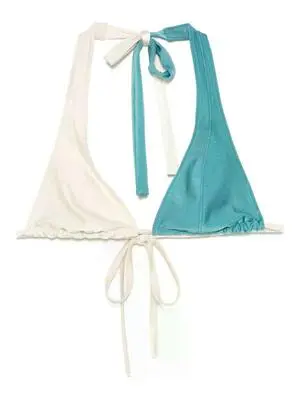 FORTE_FORTE Bi-colour Bikini Top - Blue