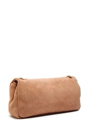 Saint Laurent Calypso Small Padded Suede Shoulder Bag