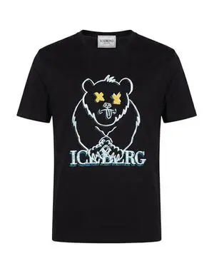 Iceberg T-shirt Size Cotton - Black