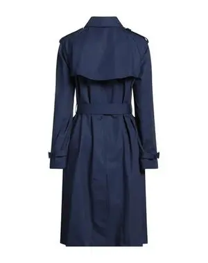 Burberry Overcoat & Trench Coat Cotton - Blue