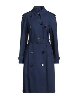 Burberry Overcoat & Trench Coat Cotton - Blue