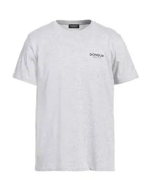 DONDUP Man T-shirt Lilac Size M Cotton Grey