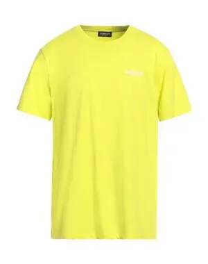 DONDUP Man T-shirt Lilac Size M Cotton Yellow