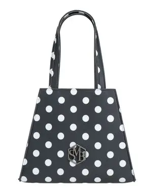Save My Bag Polka-dot Scuba Shopper Bag - Black